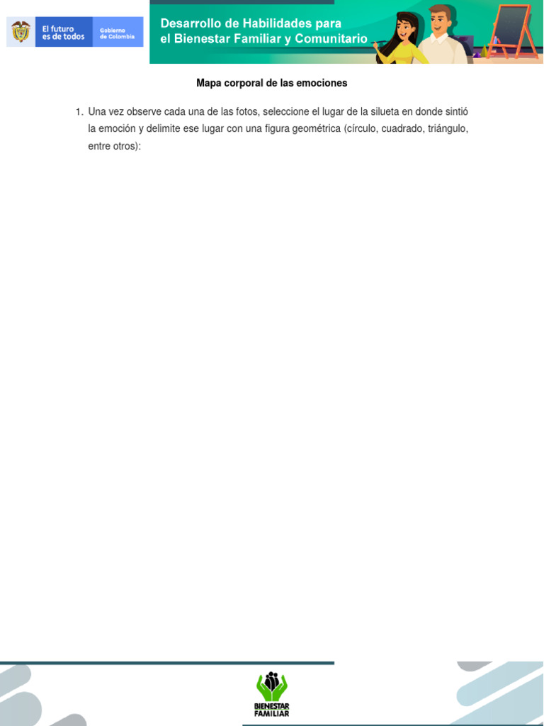 EVIDENCIA ACTIVIDAD 2 Mapa - Corporal - de - Las - Emociones | Descargar gratis PDF | Las ...