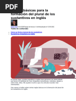 50 Ejemplos de PLURALES INGLES | PDF | Lingüística | Morfología Lingüística