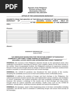 Resolution-007-2024 - ORDINANCE BDRRM PLAN | PDF | Government