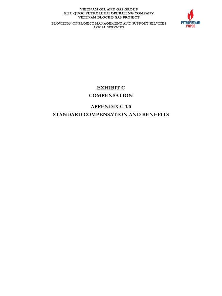 Appendix C-1 | PDF | Employment | Per Diem