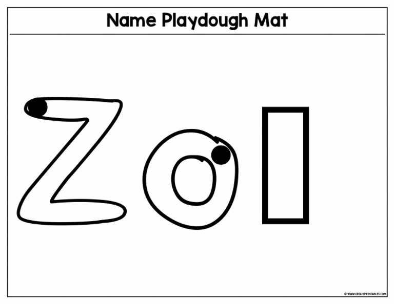 Name - Playdough - Mat 93D7 0003 076A | PDF