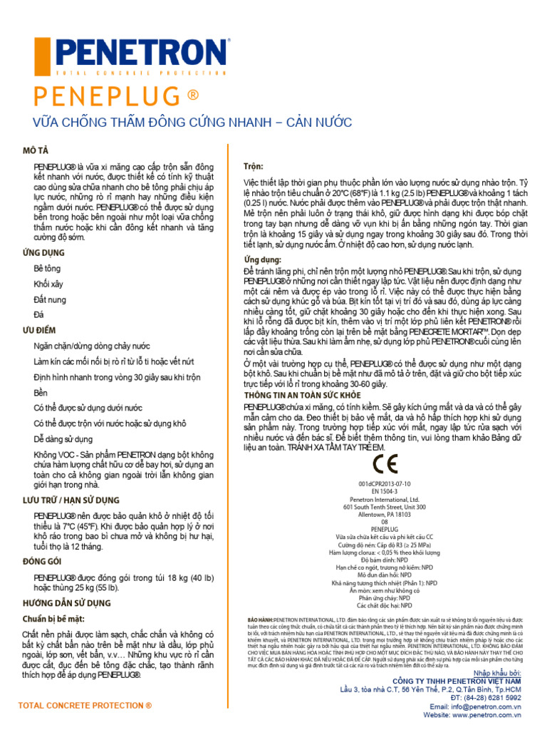 Peneplug PDS VN | PDF