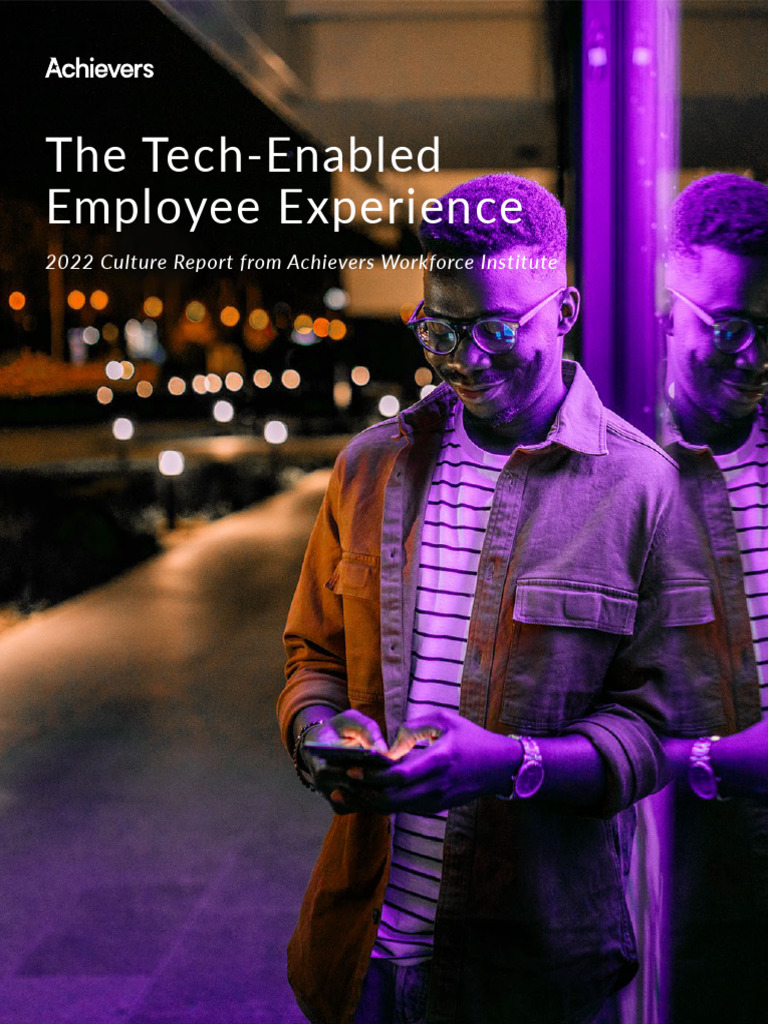 Achievers Workforce Institute Culture Report Tech Enabled EX 1 | PDF ...
