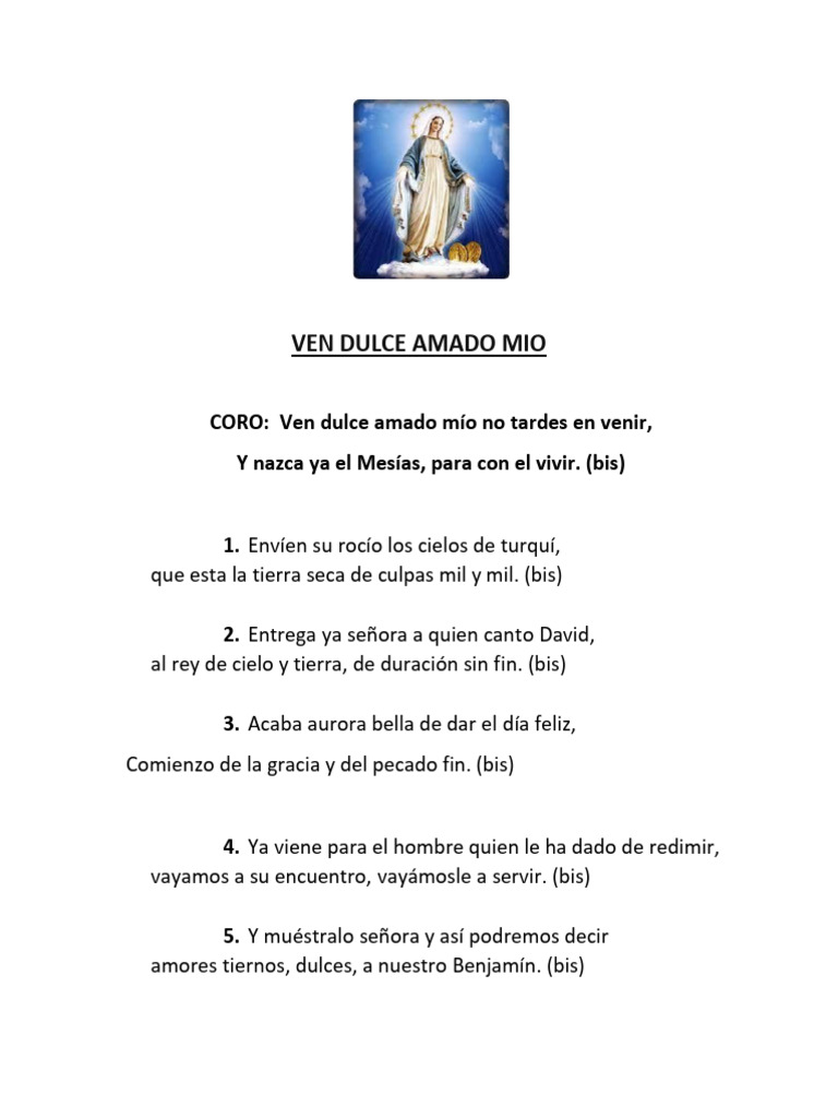 Cantos Al Niño DIOS | PDF | María, madre de Jesús