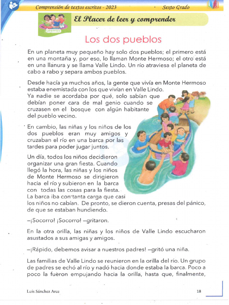 Los Dos Pueblos Lectura | PDF