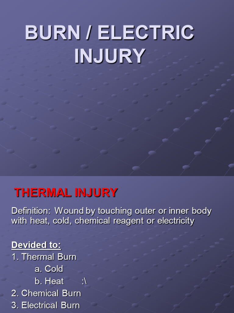 Luka Bakar Dan Listrik | PDF | Burn | Injury