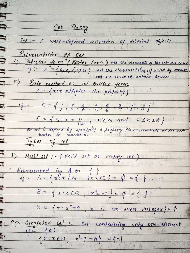 Discrete Unit 1 | PDF