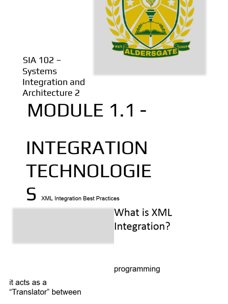 Module 01 - Integration Technologies | PDF | Representational State Transfer | Web Service