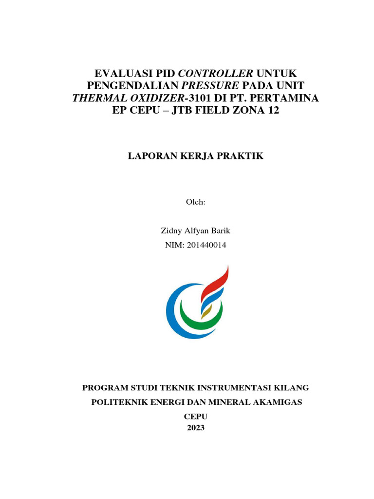 Laporan KP (Draft) - Zidny Alfyan Barik | PDF