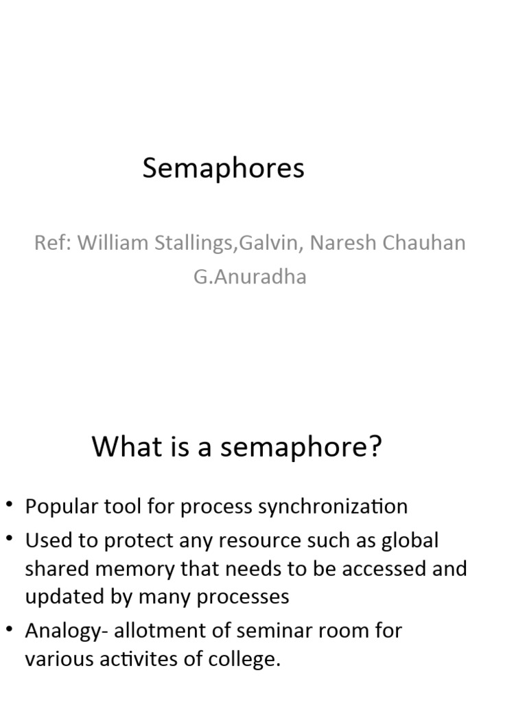 Semas | PDF | Operating System Technology | Systems Engineering