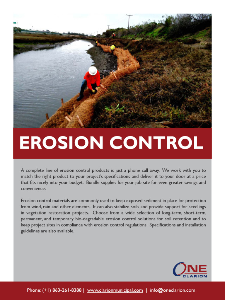 Erosion Control Line Card | PDF