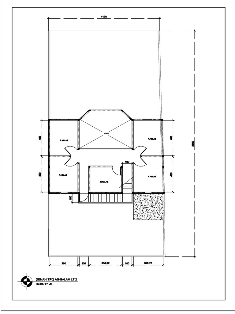 Denah Tpq as Salam Lantai 2 Terbaru | PDF