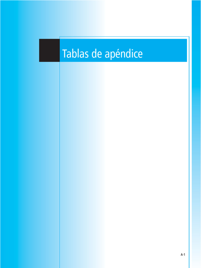 Tablas | PDF