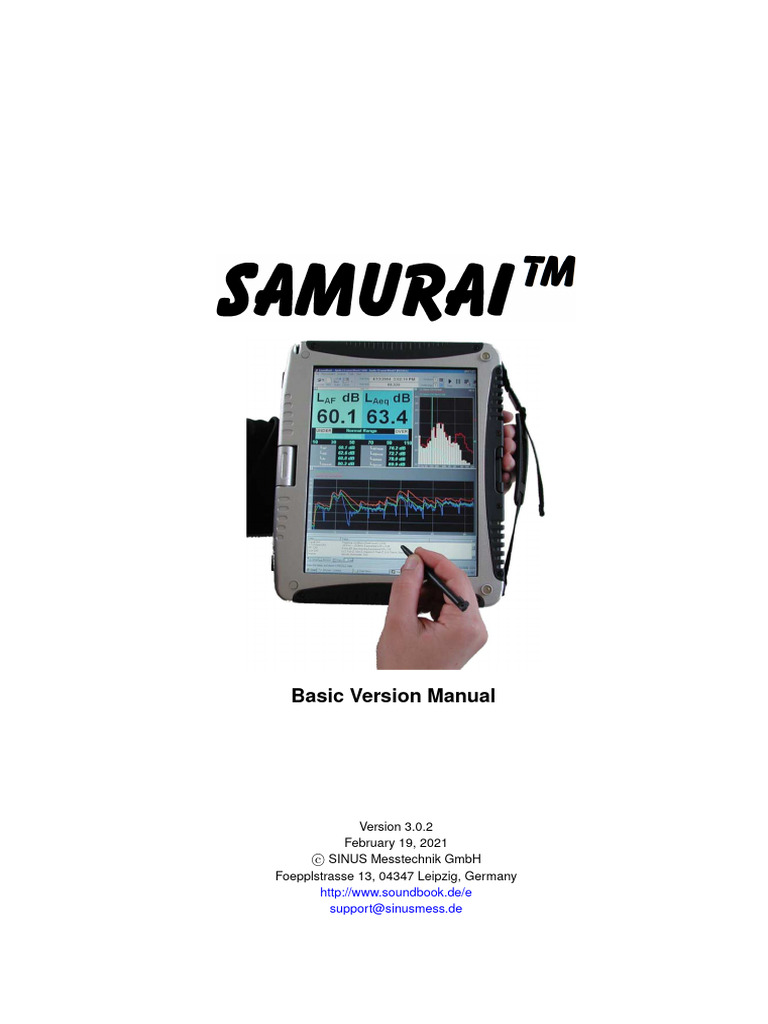 SAMURAI - Manual en 3.0 New | PDF | Amplitude | Command Line Interface