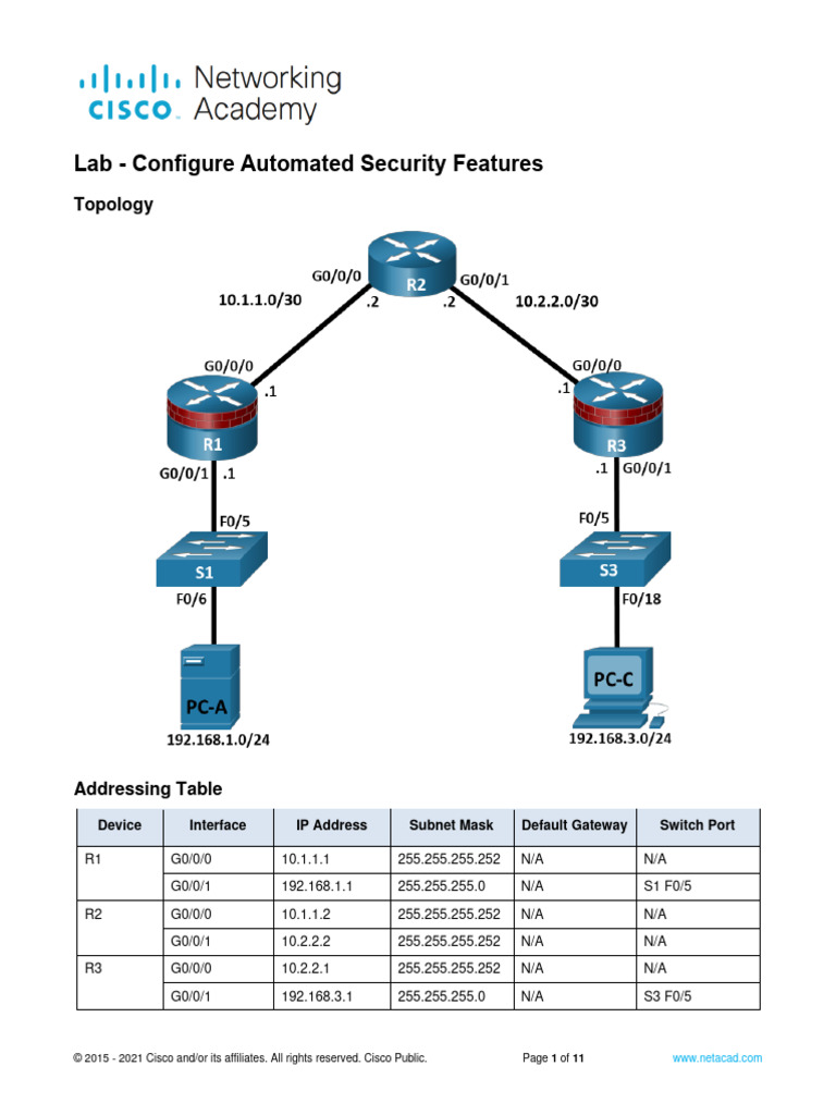 6.2.7 Lab Configure Automated Security Features | PDF | Computer ...
