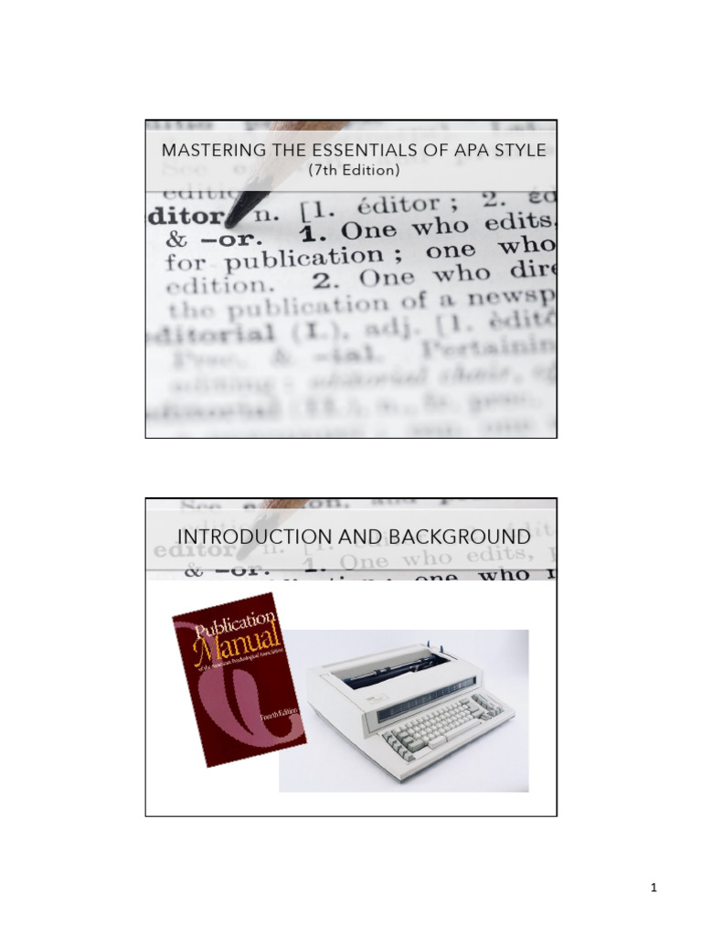 Mastering APA Style Essentials | PDF | Comma | Pronoun