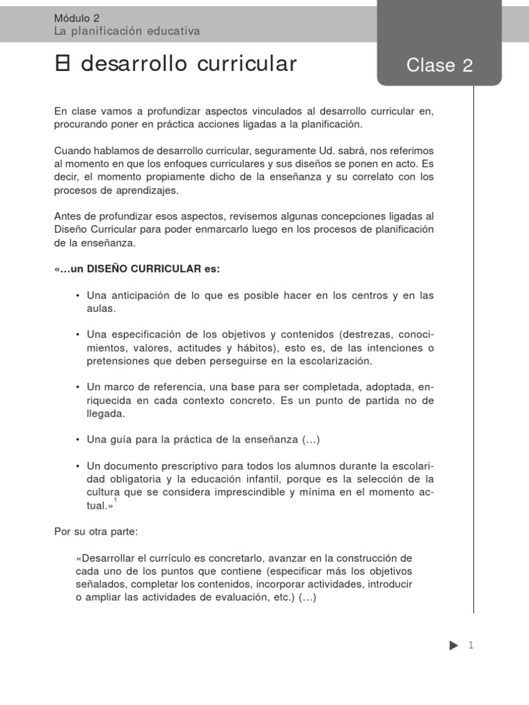 Pe Modulo02 Clase02 | PDF | Plan de estudios | Enseñando