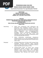 Rkas Paud Tahun 2025 | PDF