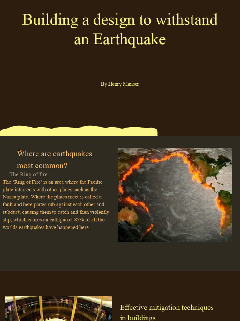 Building A Design To Withstand An Earthquake | Download Free PDF ...