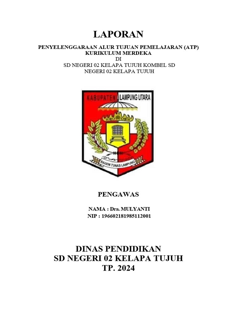 Laporan Kegiatan Kombel SDN 2 Tj. Baru | PDF