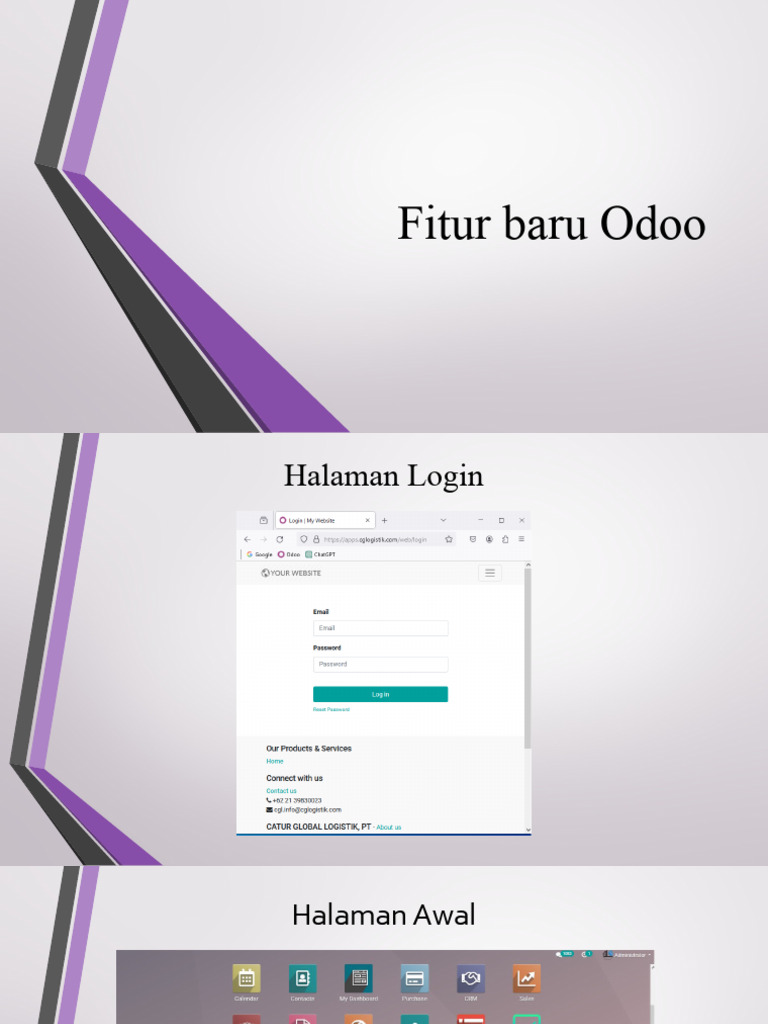 Fitur Baru Odoo: Sales dan PO Order | PDF