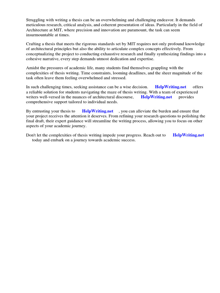 Thesis Architecture Mit | PDF | Websites | Electronic Publishing