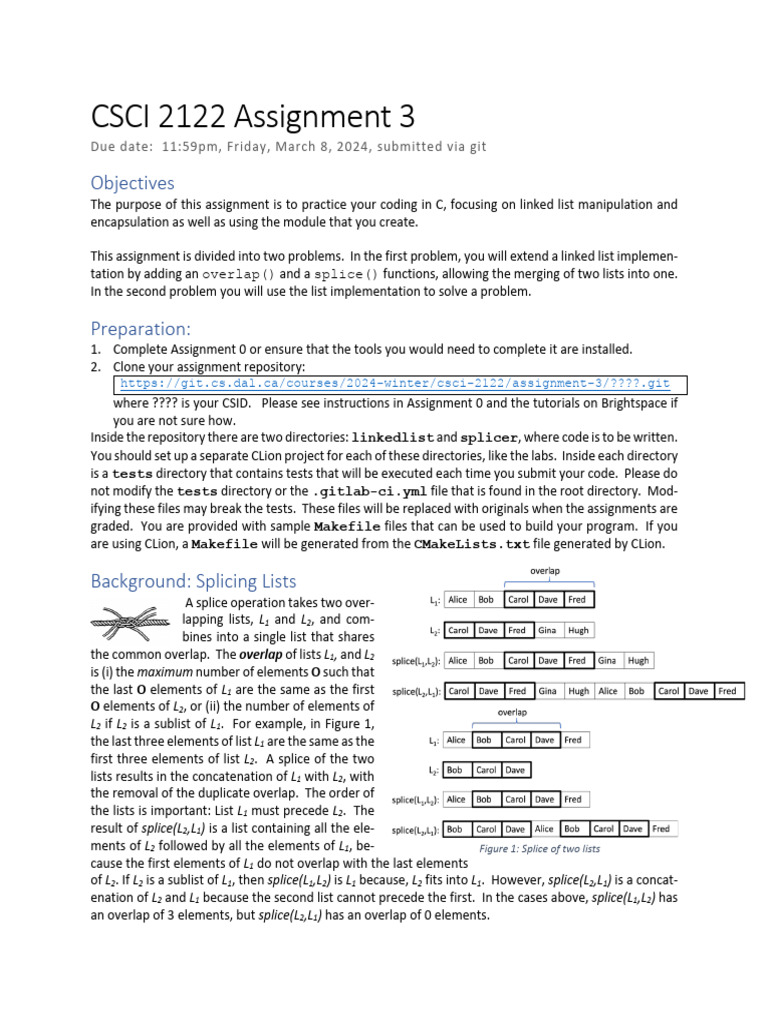 Csci 2122 Assignment 3 Pdf Pointer Computer Programming Parameter Computer Programming