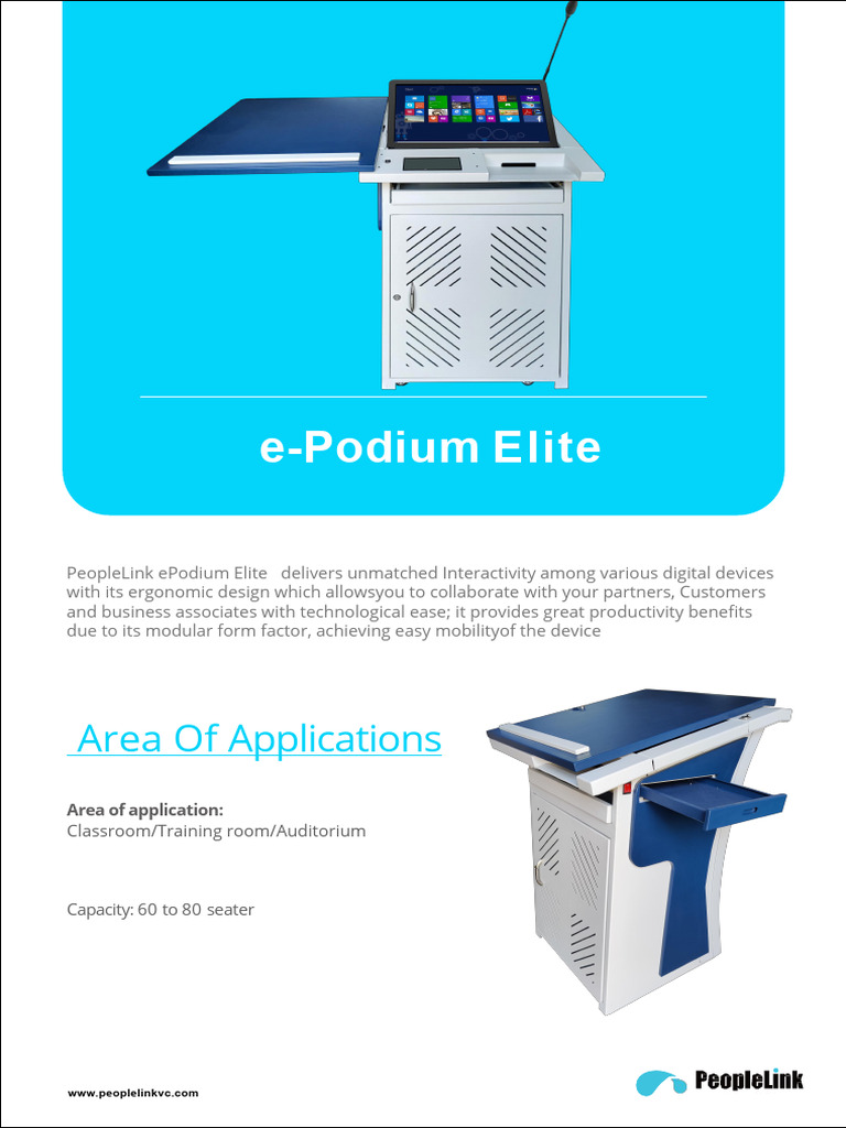 PeopleLink Epodium Elite - PeopleLink | PDF | Laptop | Amplifier