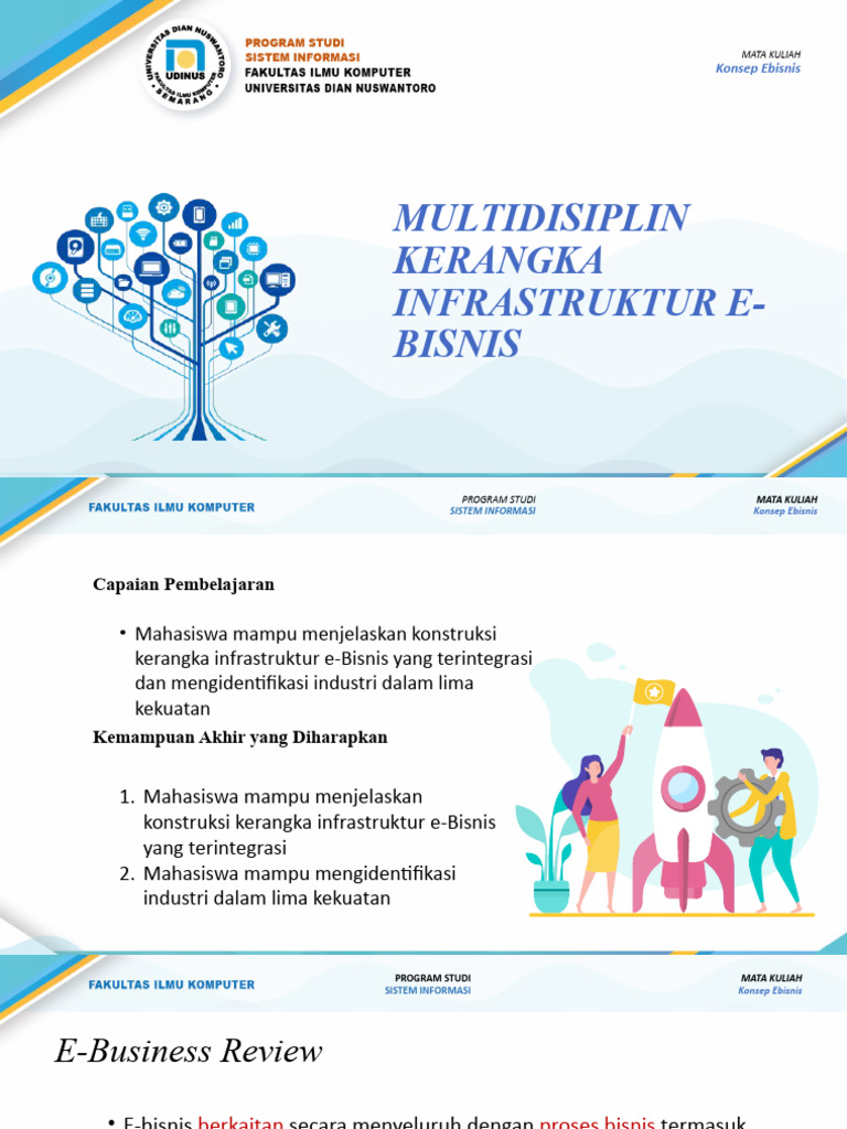6 Multidisiplin Kerangka Infrastruktur E-Bisnis | PDF