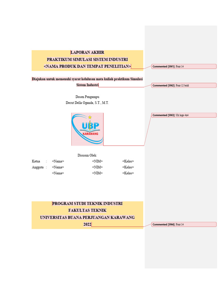 Laporan Akhir Praktikum Simulasi Industri | PDF