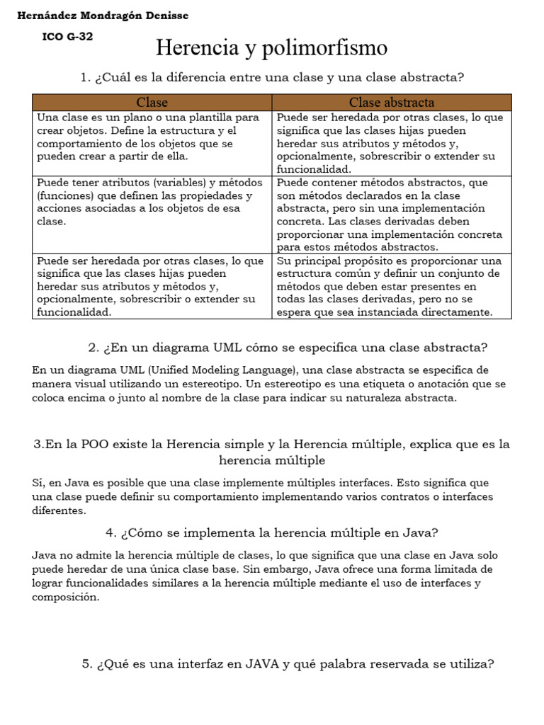 Clases Abstractas e Interfaces Java | PDF