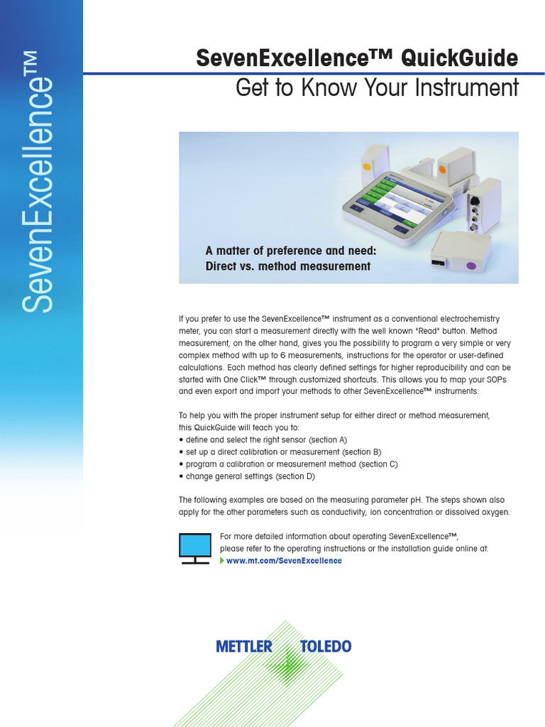 SE QuickGuide EN | PDF | Calibration