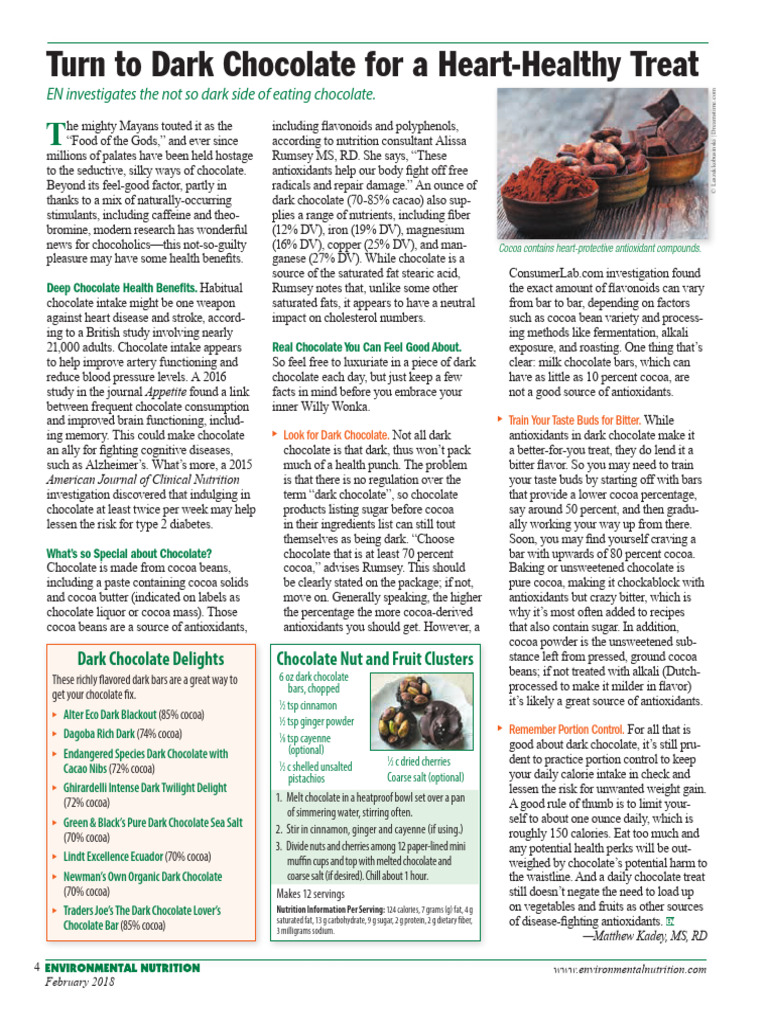 3 Turn To Dark Choc | PDF | Chocolate | Cocoa Bean