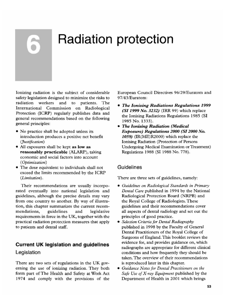 RADIATION PROTECTION. Edr | PDF | Radiography | Radiation Protection