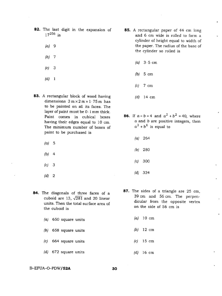 MATH Upsc | PDF