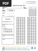 Answer Booklet | PDF