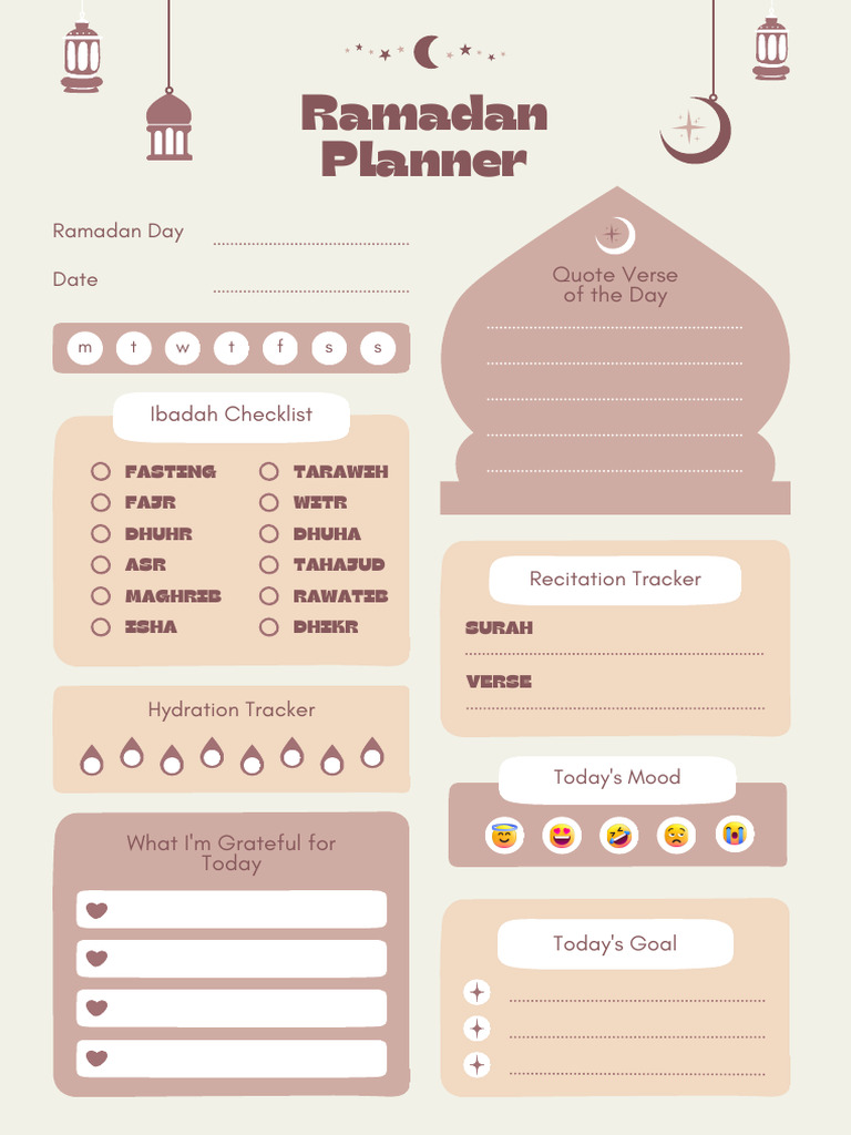 Ramadhan Tracker | PDF