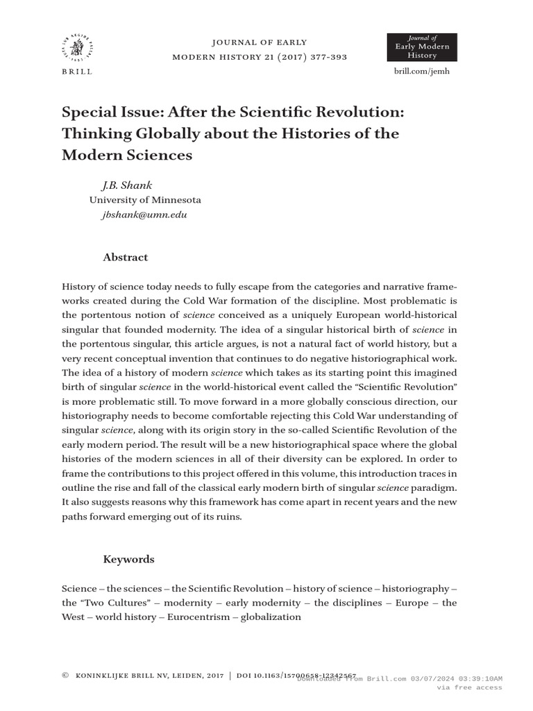 Rethinking the Scientific Revolution | PDF