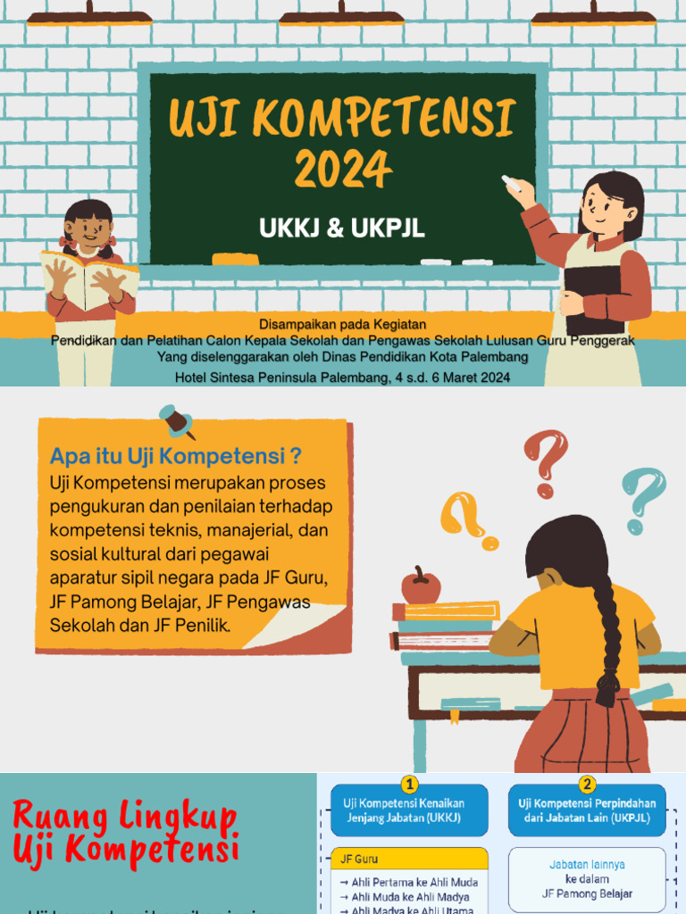Uji Kompetensi UKKJ & UKPJL - Tahun 2024 | PDF
