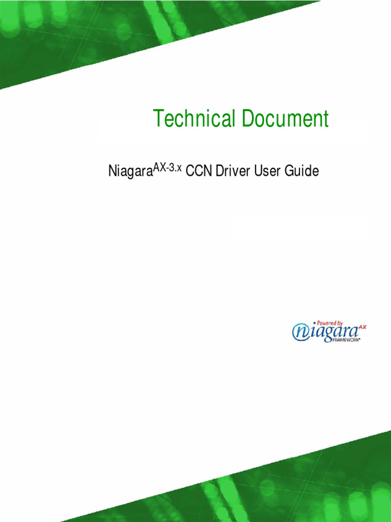 NiagaraAX CCN Driver User Guide | PDF | Databases | Double Click