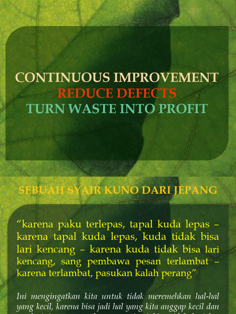 7. Lean Management & 6Sigma (Imam Syaifullah) | PDF