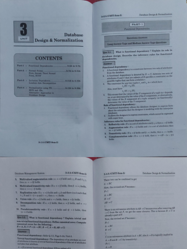 DBMS (Unit-3&4) | PDF | Computer Programming | Data Management