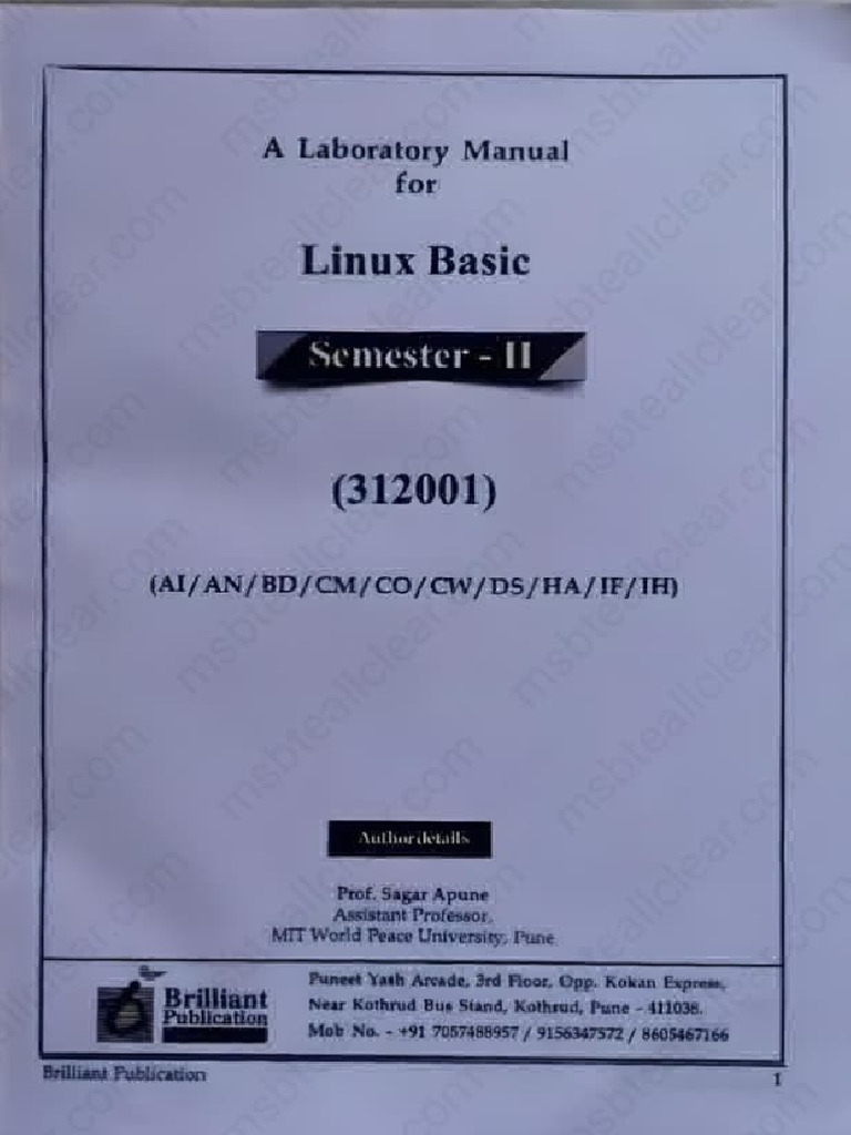 (1to3) Linux Manual Ans (Code-312001) | PDF | Free Software