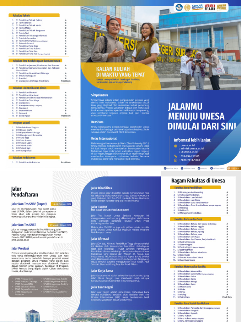 Brosur - Unesa 2024 Rev6 | PDF