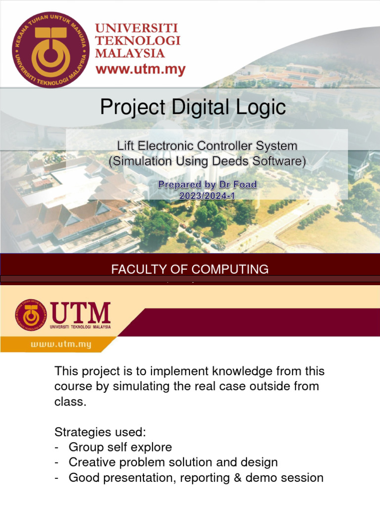 Project Controller System 2023 - 2024 - Correction (Updated) | PDF | Elevator | Computer Science