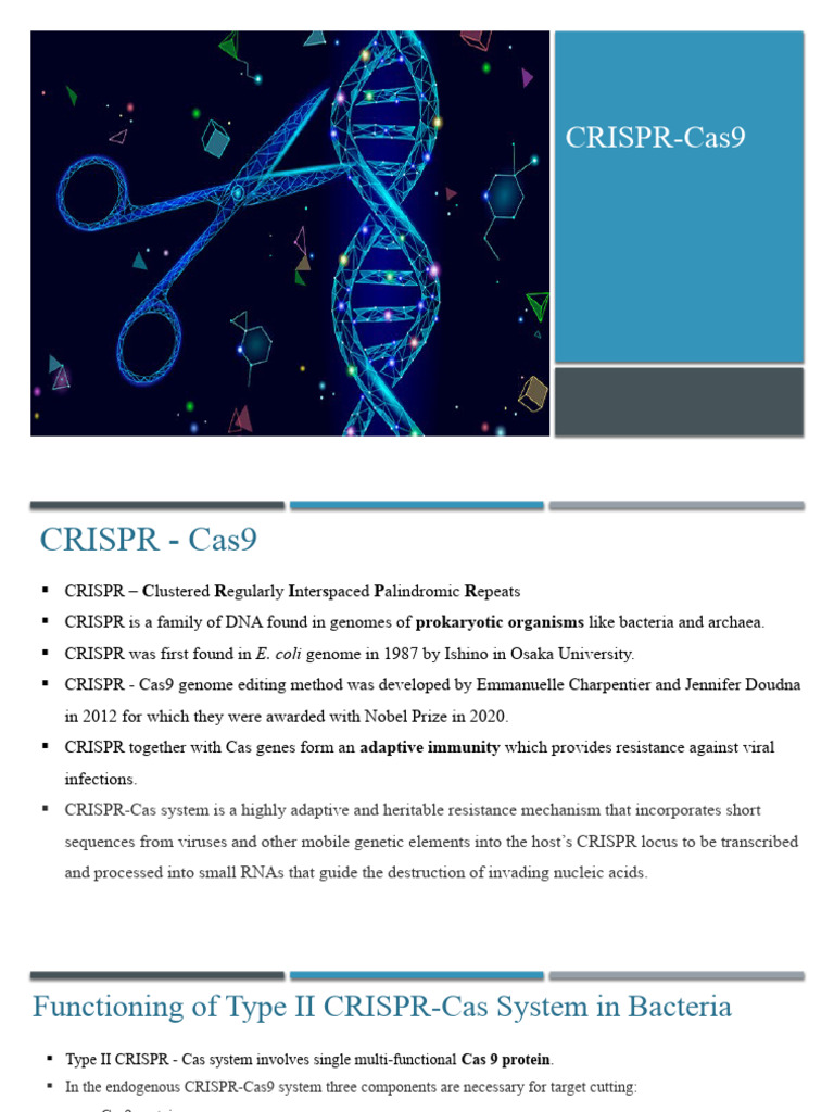 CRISPR CAS 9 | PDF | Crispr | Dna Repair
