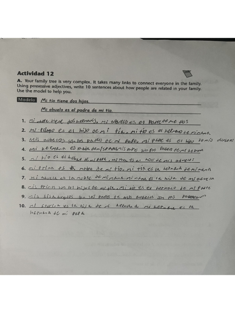 Spanish Assignment | PDF