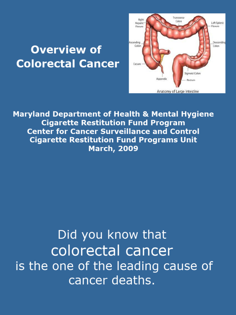 Colorectal Cancer | PDF | Colorectal Cancer | Colonoscopy