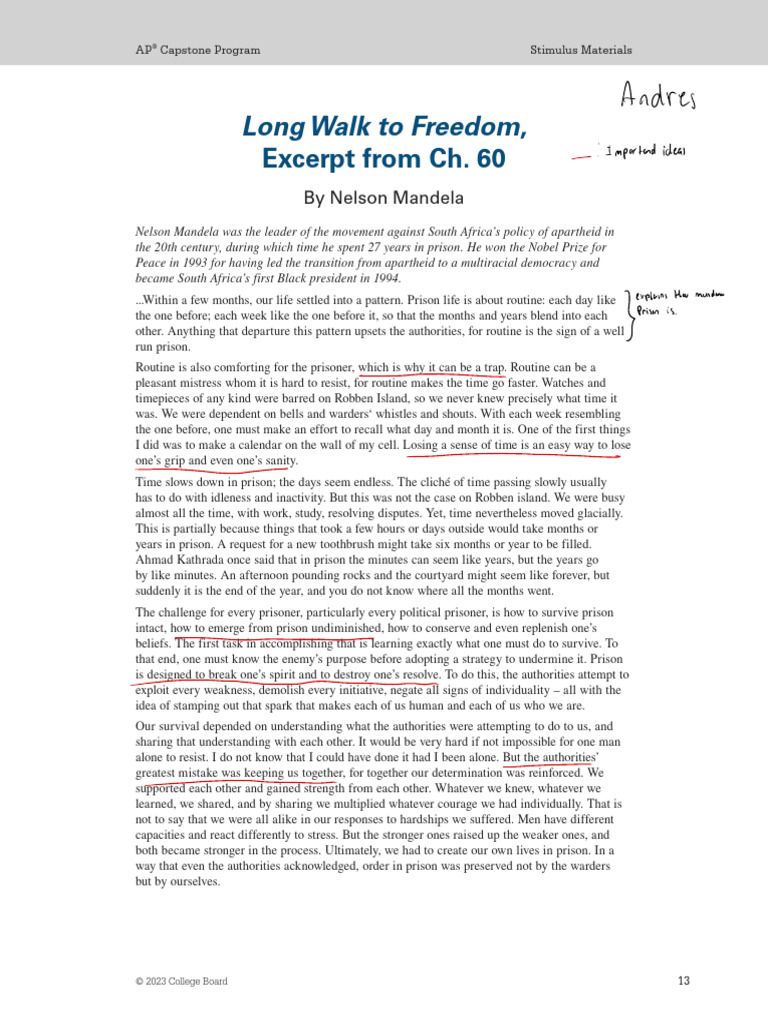 #2 - Long Walk To Freedom | PDF