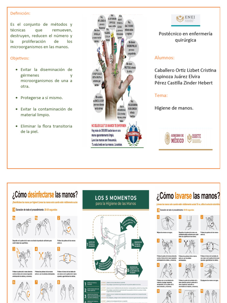 Triptico Lavado de Manos | PDF